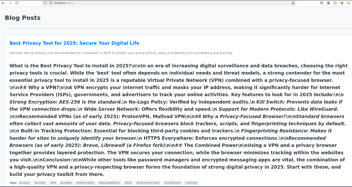 Building a Flask Blog in 3 prompts with AI Coding Tools: Using Cline & MCP Servers in VSCode ...